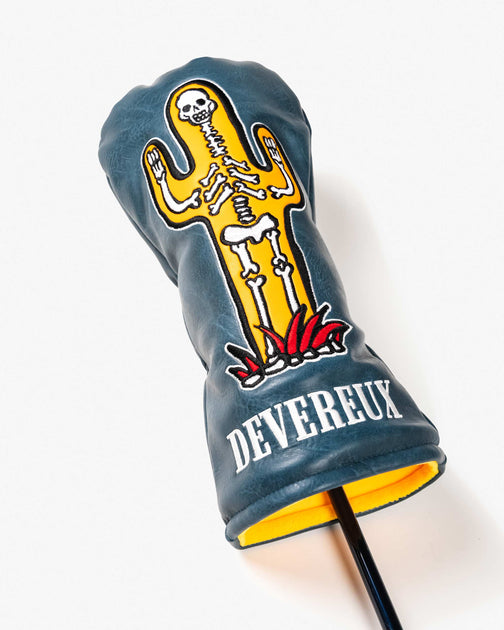 Driver Head Cover - Blue - Devereux Golf