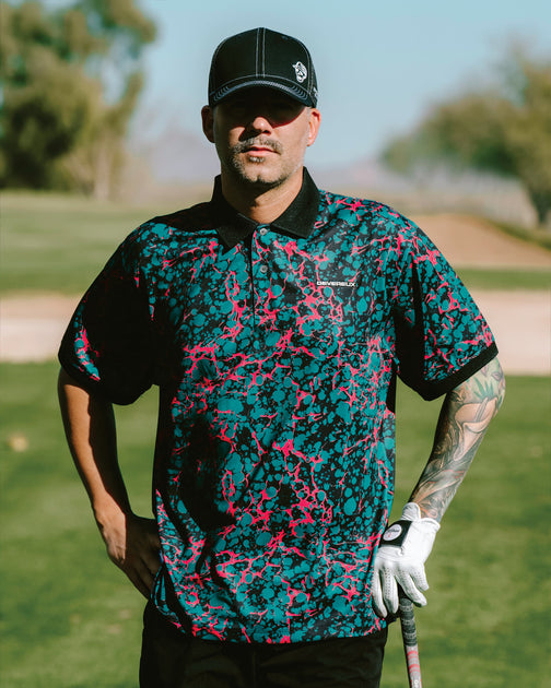 Alien Camo Golf Polo - Devereux